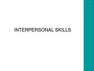 Interpersonal skills | PPT