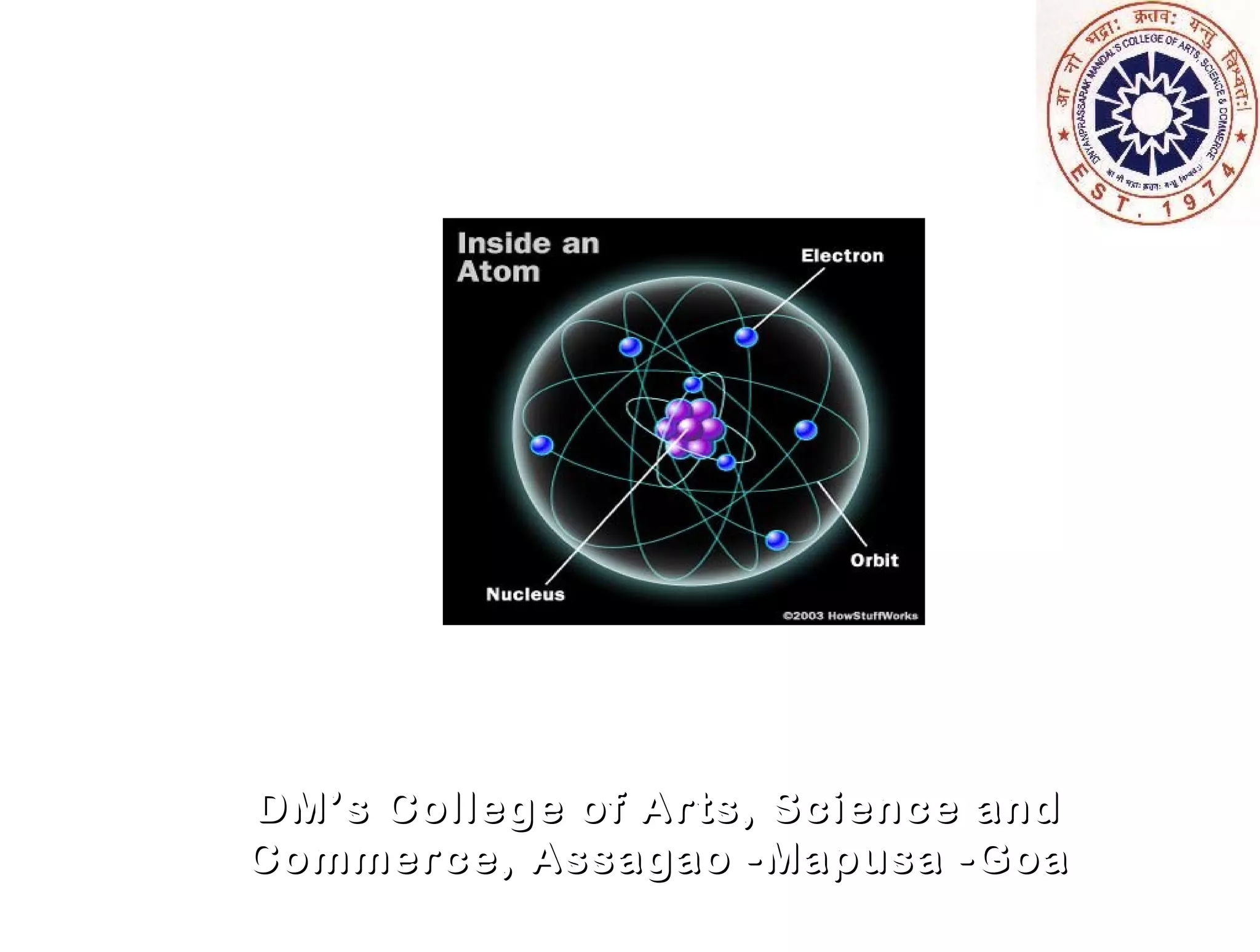 atomic structure | PPT | Physics | Science