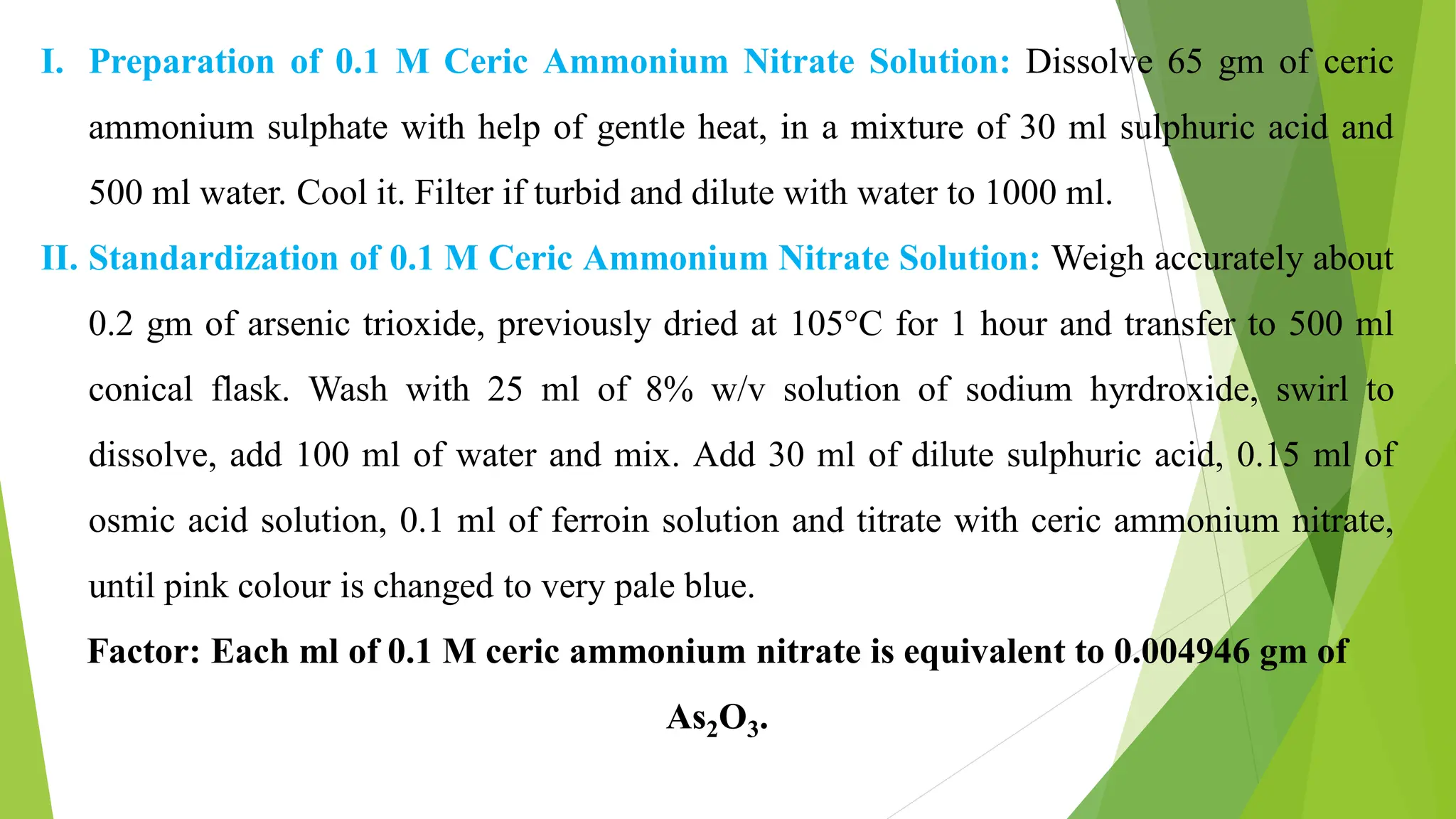 FY- PA I - Redox Titration curve for med exam a | PDF