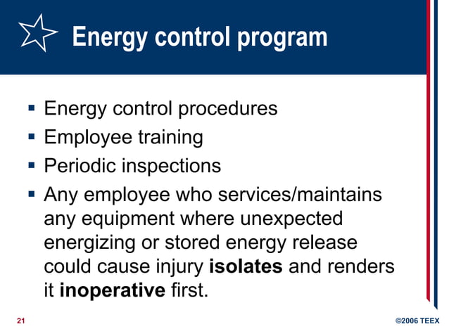 OSHA LOTO training, LOTO, lock out tag out | PPT | Medical Health