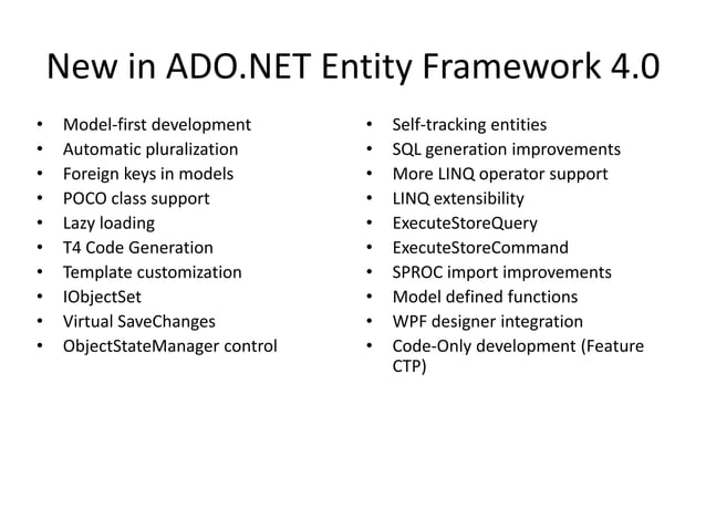Microsoft Data Access Technologies | PPTX