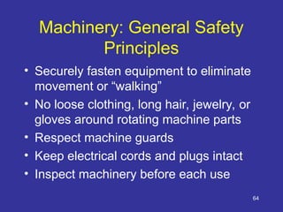 Machine safeguarding presentation for operators and technicians | PPT