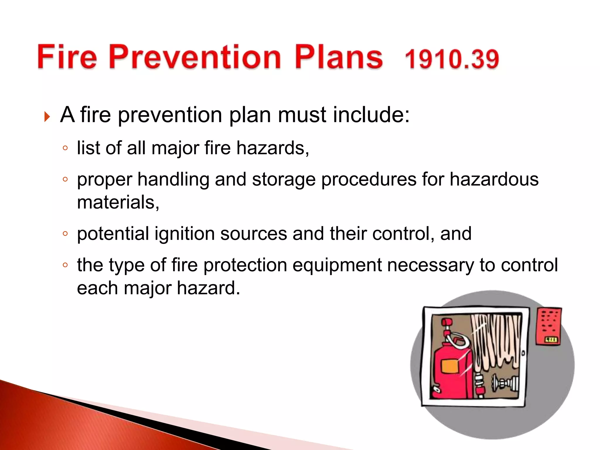 Fire Prevention Plans and Fire Protection | PPT