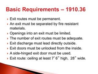 Fire Prevention Plans and Fire Protection | PPT