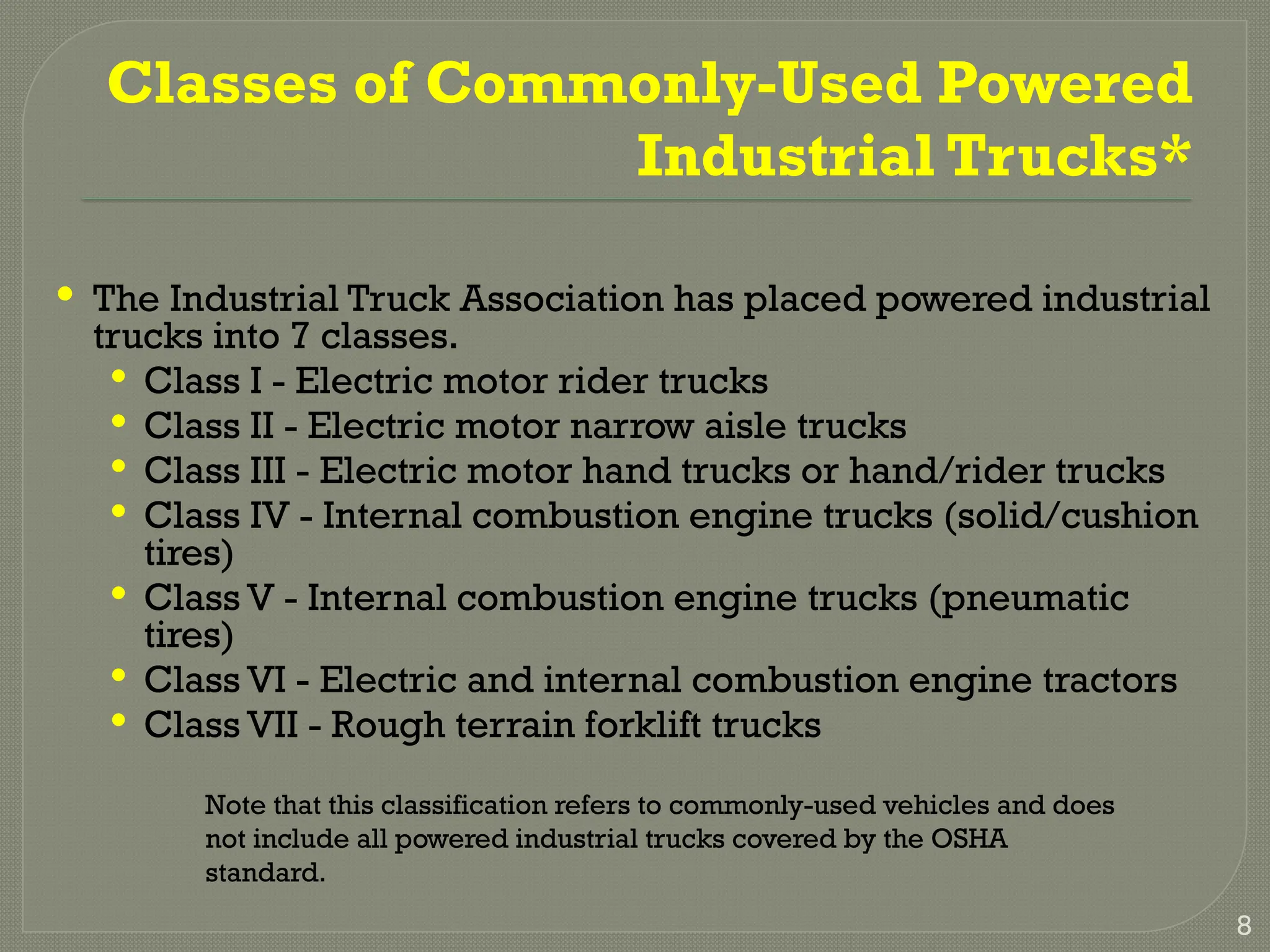 Forklift Safety Training for industrial users | PPTX
