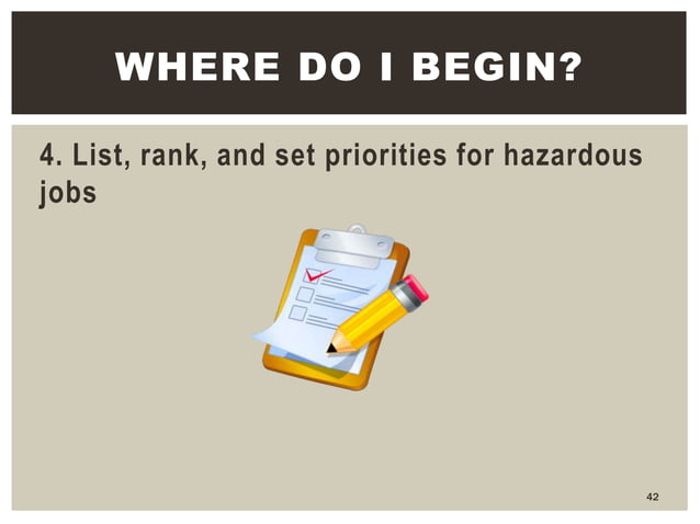 HAZARD IDENTIFICATION AND RISK ASSESSMENT - OSHA | PPT