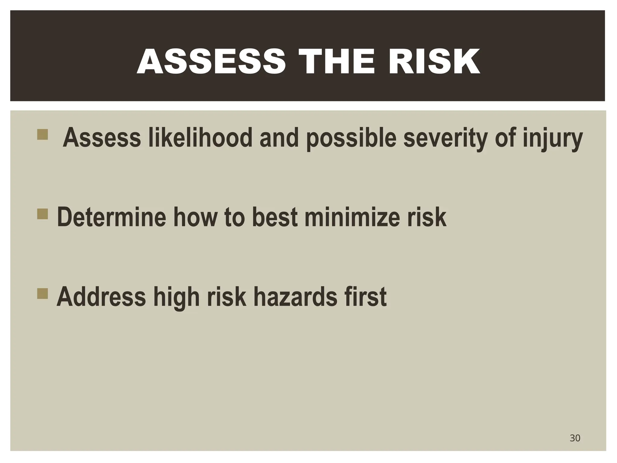 HAZARD IDENTIFICATIONS AND RISK ASSESSMENT | PPT