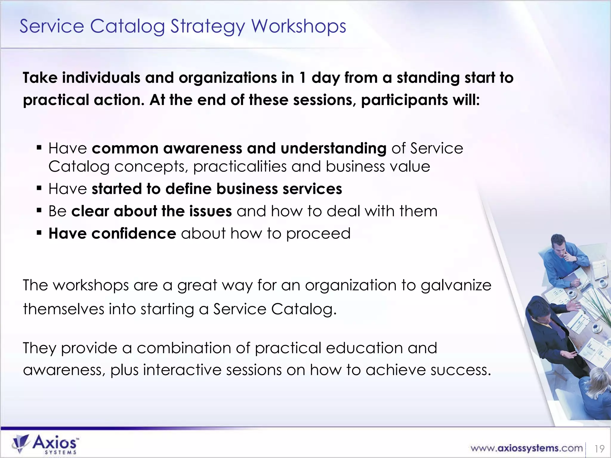 Defining Services for a Service Catalog | PPT