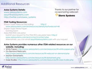 How to select an ITSM Tool from the ITIL® Chief Architect | PPT