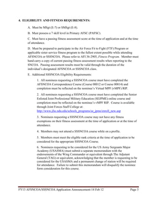 Fy13 afsncoa and sssncoa announcement | PDF