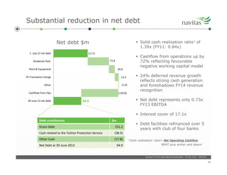 Navitas FY13 full year results presentation | PPT