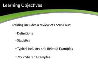 Focus Four Construction Hazards Training | PPTX