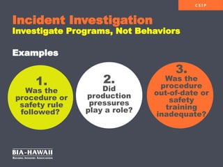 Training Incident Investigation Procedure | PPTX