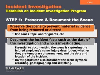 Training Incident Investigation Procedure | PPTX