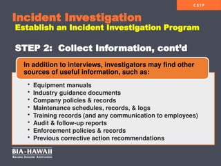Training Incident Investigation Procedure | PPTX | Medical Health