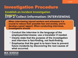 Training Incident Investigation Procedure | PPTX | Medical Health