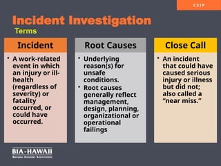 Training Incident Investigation Procedure | PPTX | Medical Health