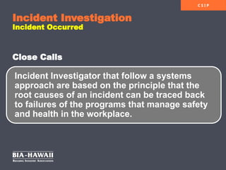 Training Incident Investigation Procedure | PPTX