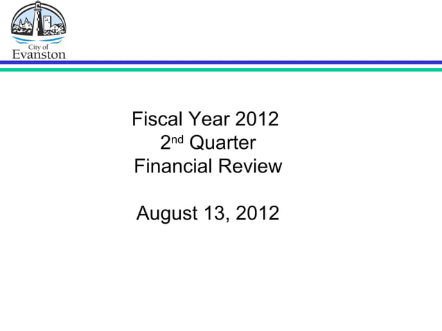 Fy 2012 6 month financial report presentation final | PPT