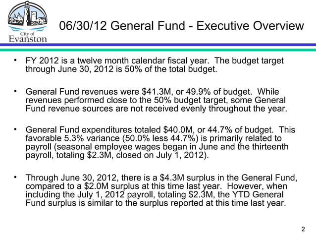 Fy 2012 6 month financial report presentation final | PPT