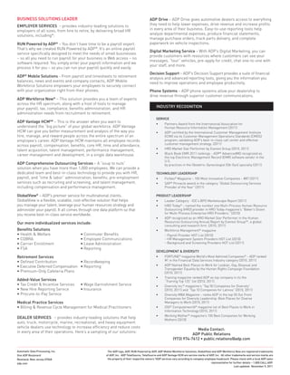 Adp Corporate Overview | PDF