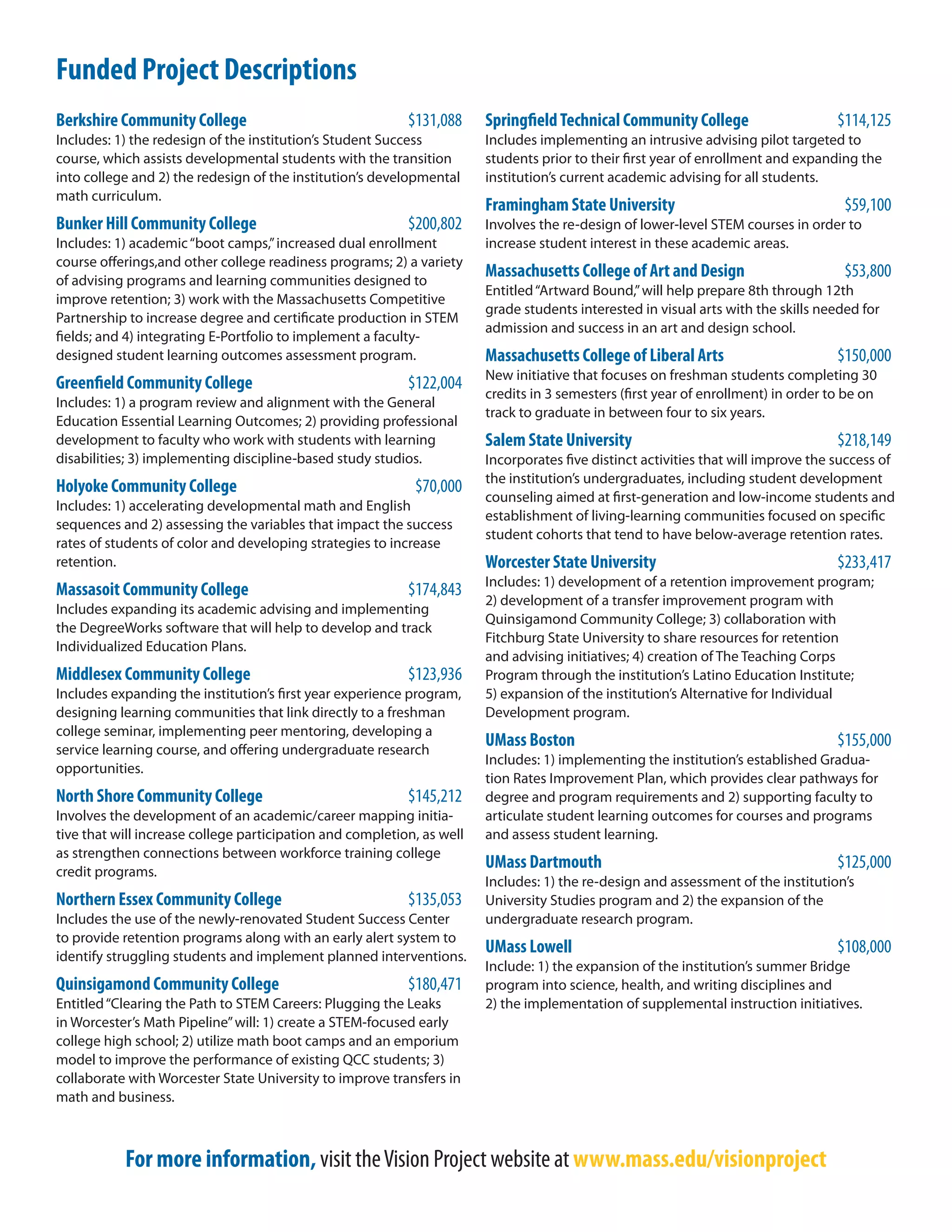 FY2012 Performance Incentive Fund Fact Sheet | PDF