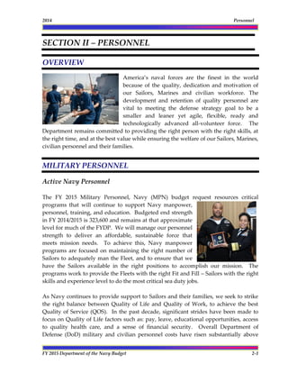 FY2015 Navy Budget Highlights | PDF