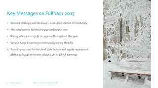 Full Year 2017 Results / Technopolis Plc | PPT