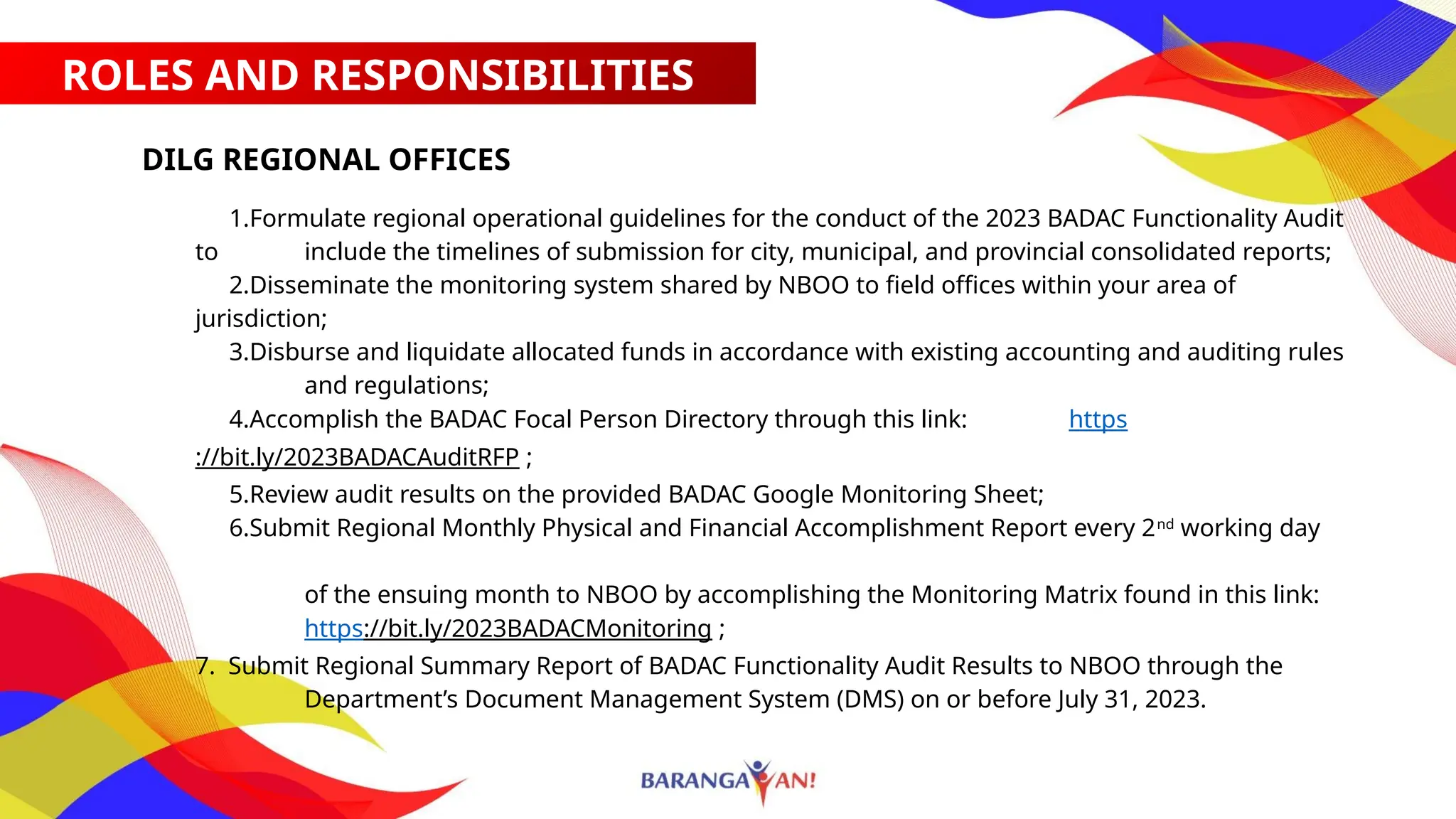 FY 2023 BADAC Functionality Audit Guidelines.pptx