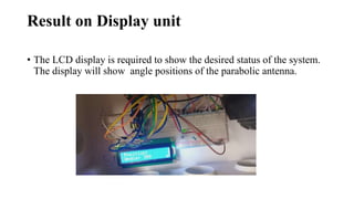PARABOLICANTENNAALIGNMENTSYSTEM SWITH REAL TIME.pptx