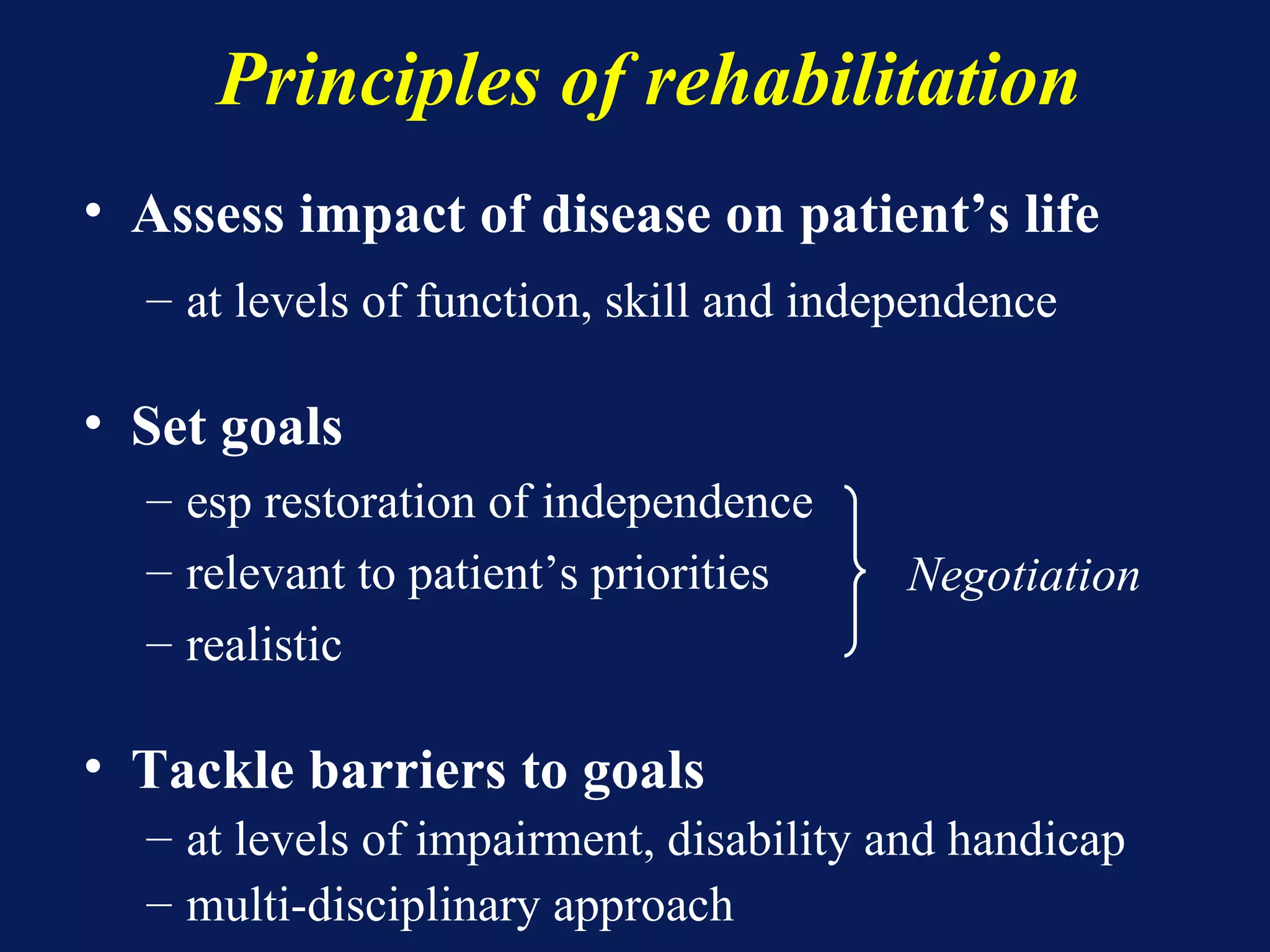 Stroke rehabilitation | PPT