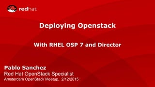 Openstack meetup amsterdam (1) | PPT