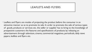 FY B.Com Business Communication Promotional Leaflet, How to design ...