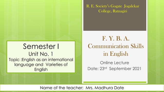 Varieties of English | PDF