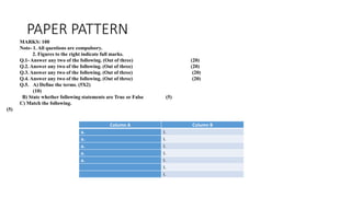 Fyba guide to write university exams | PPTX