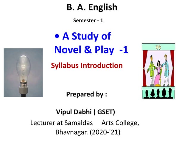 FYBA English Semester 1 Syllabus Introduction | PPT