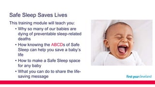 First Year Cleveland Safe Sleep Heroes Abcds Training Pptx