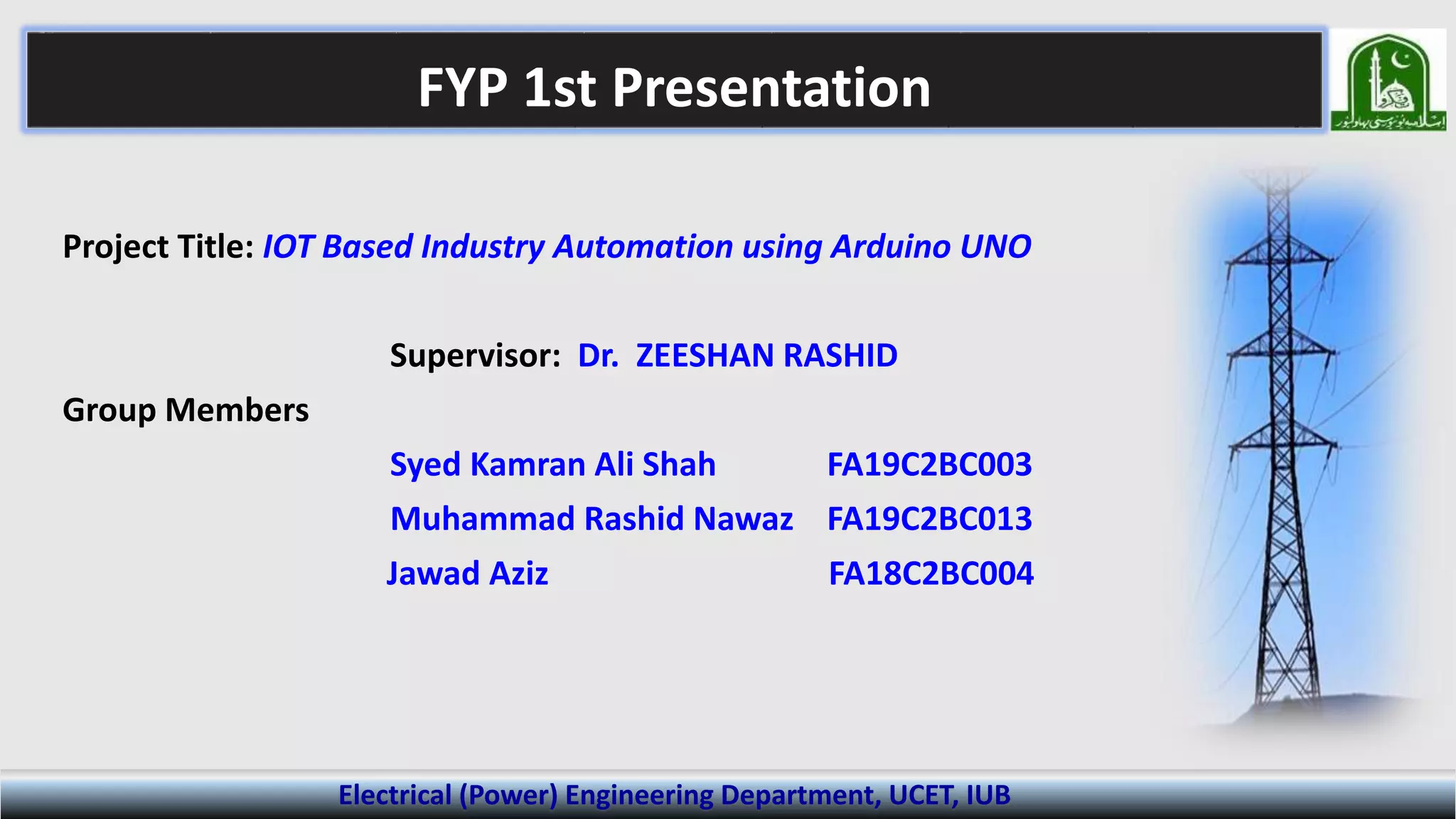 FYDP Presentation 1.pptx