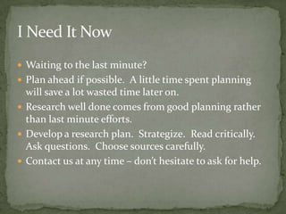 FYE Tutorial - An Introduction to the FIU Libraries | PPTX | College ...