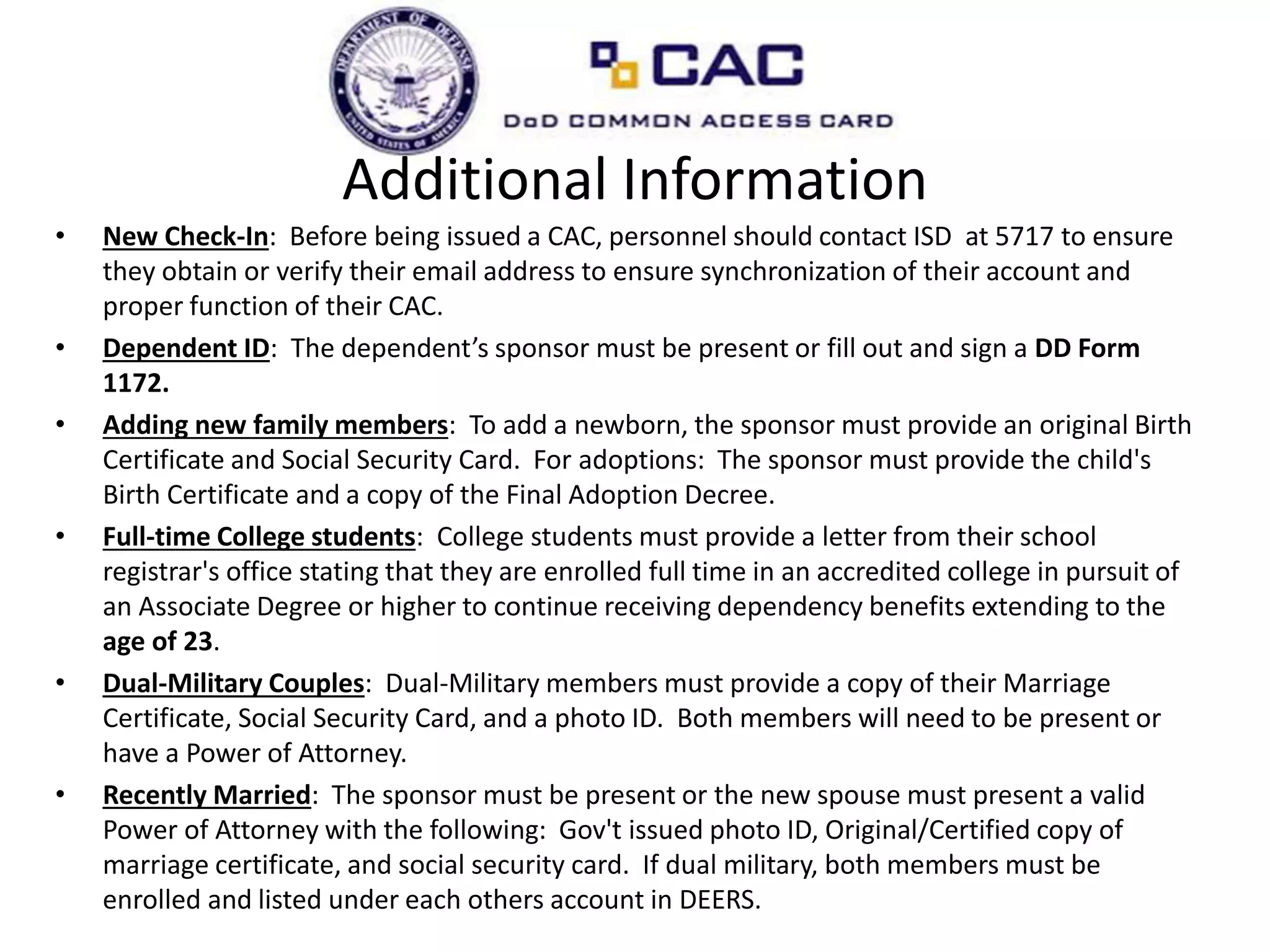 PSD GTMO ID CARD SERVICES | PPTX