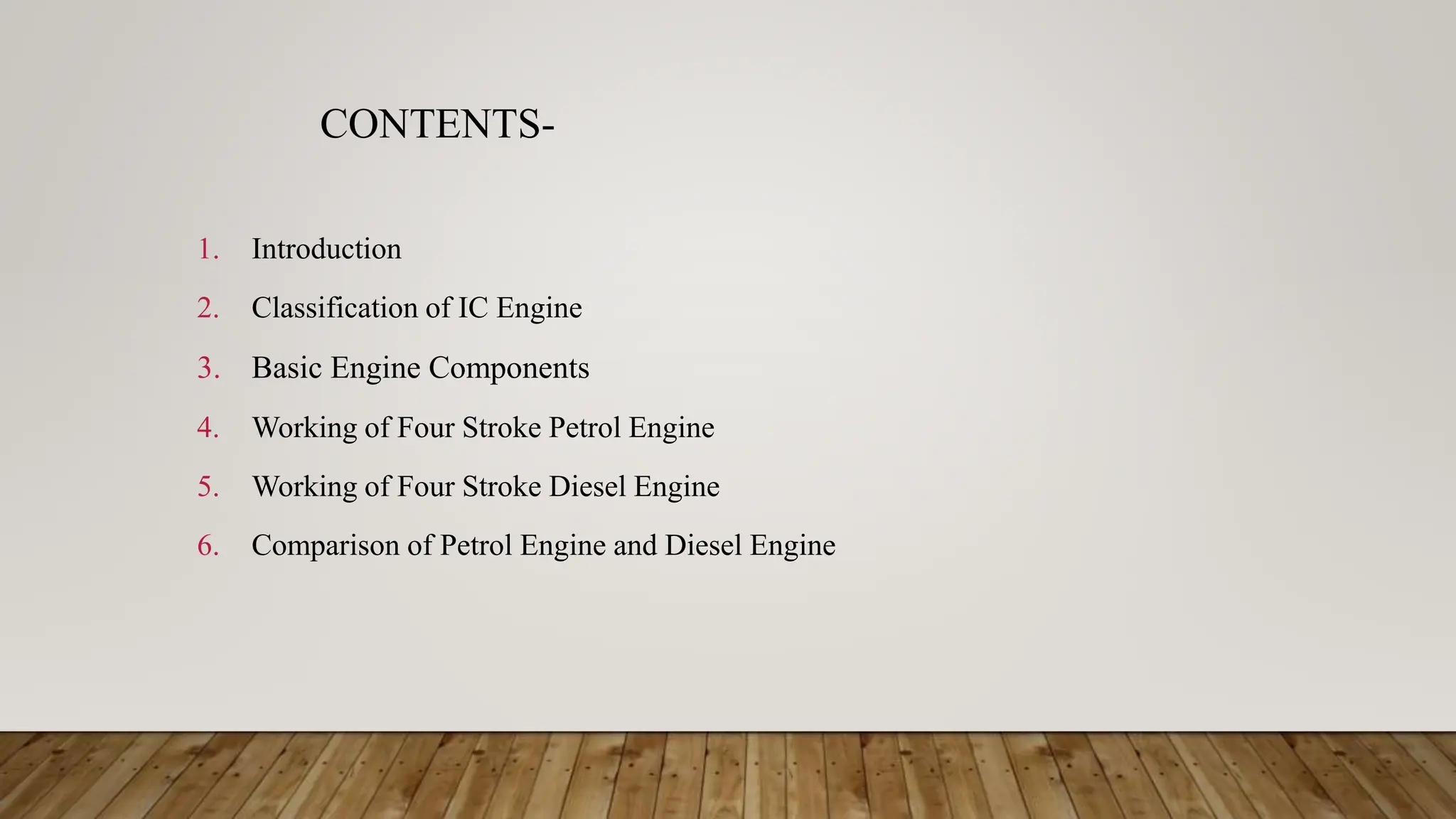 Introduction to IC Engine | PPTX
