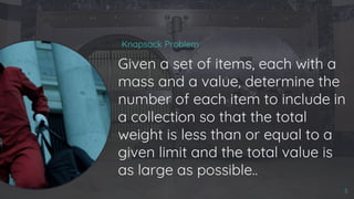 Fractional Knapsack Problem | PPTX