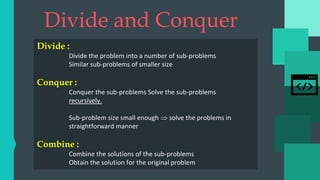 Divide-and-conquer | PPT