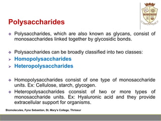Fyna sebastian polysaccharides | PPTX