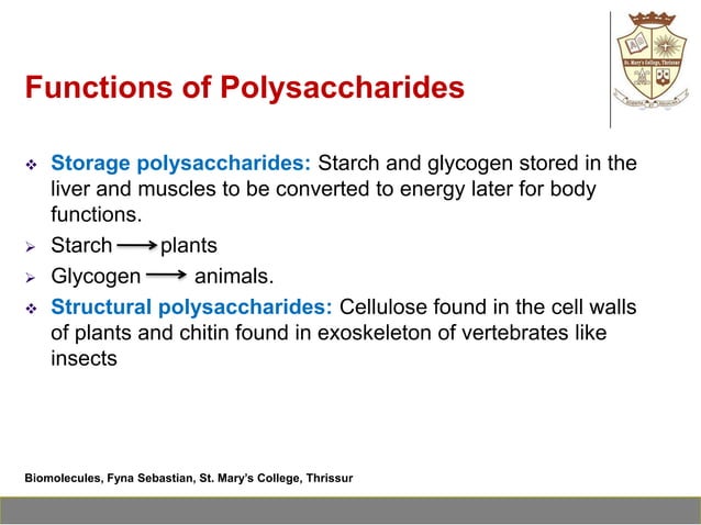 Fyna sebastian polysaccharides | PPT