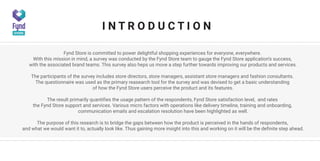Fynd store survey report | PDF