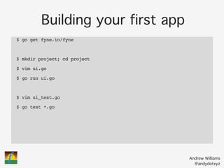 Platform Agnostic apps are Fyne | PPT
