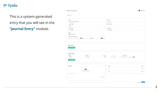 Fynlo_Billing, Journal Entry, Part 2.pptx