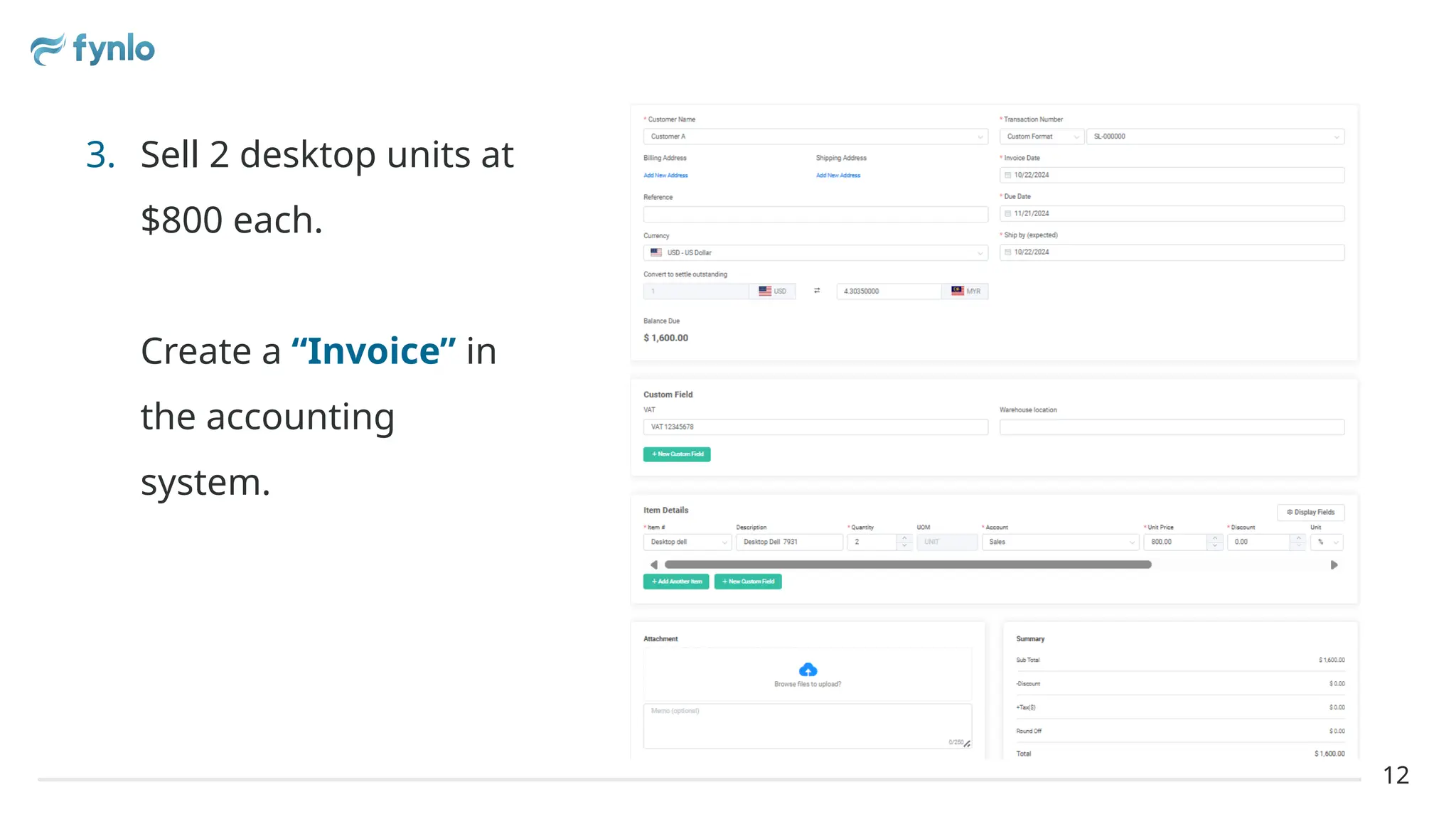 Fynlo_Billing, Journal Entry, Profit and Loss Part 1 | PPT
