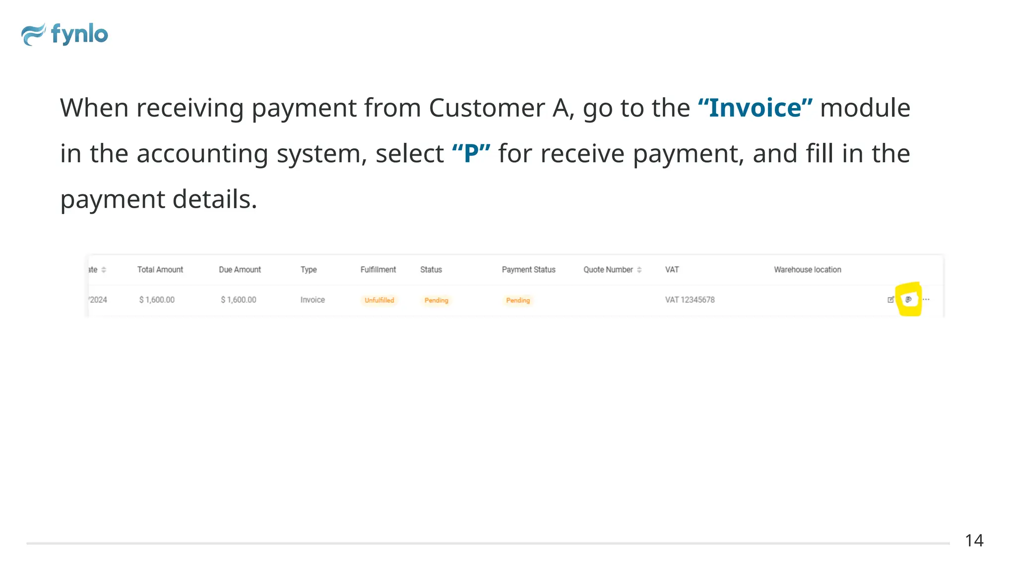 Fynlo_Billing, Journal Entry, Profit and Loss Part 1 | PPT
